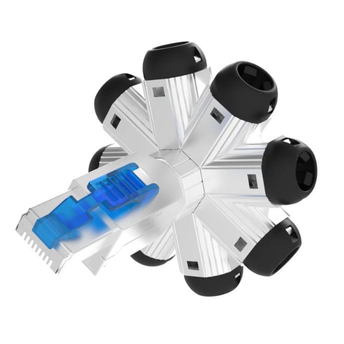 Conector de dados - 21305 - AIXONTEC - de áudio/vídeo / RJ45 / cruzeta