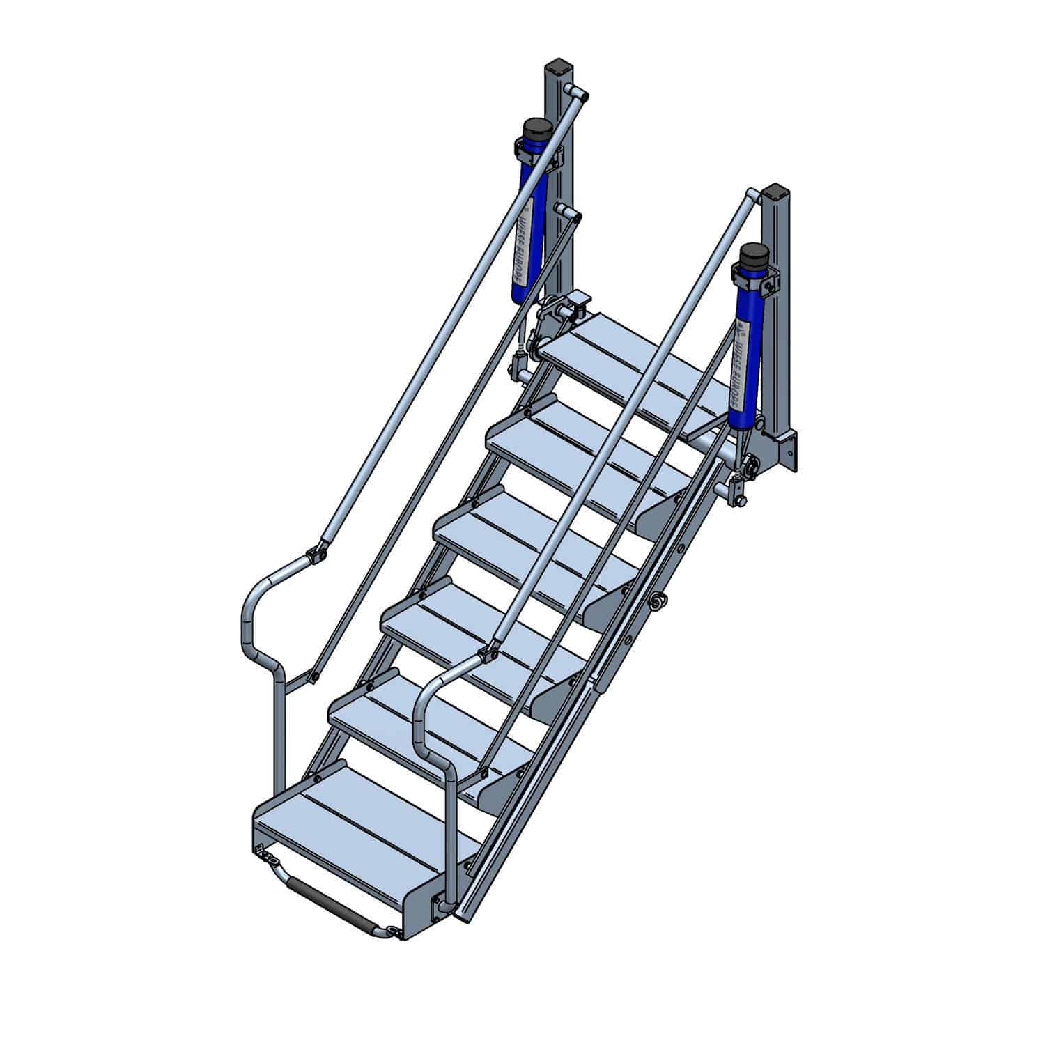 Escada fixa rebatível - FS xT - Wiese Europe BV - metálica / com ...