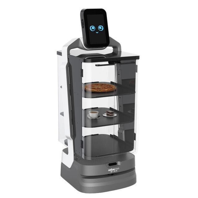 Robô de entrega para comida - LuckiBot - ORIONSTAR - para hotel / para ...