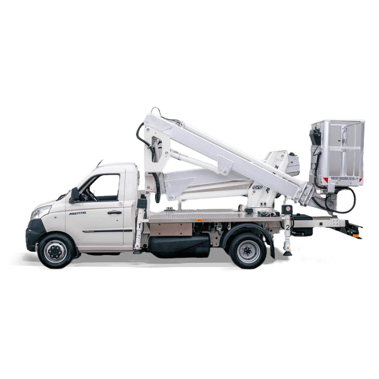 Plataforma elevatória articulada montada em caminhão - MXE 170 - Multitel Pagliero S.p.A. - de ...