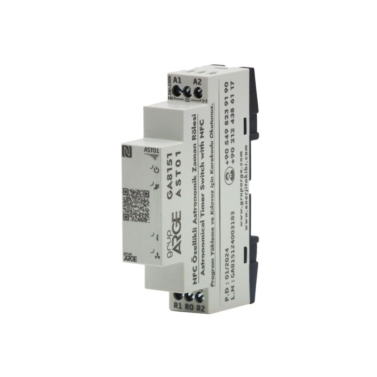 Relé temporizado digital - AST01 - Grup Arge Energy and Control Systems ...