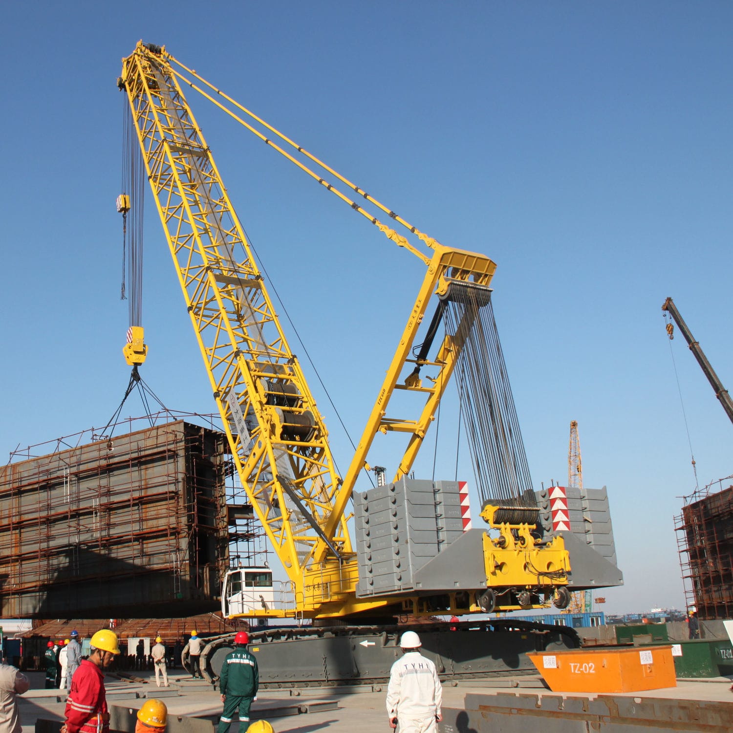 Guindaste de esteiras - TZC series - TAIYUAN HEAVY INDUSTRY CO.,LTD ...