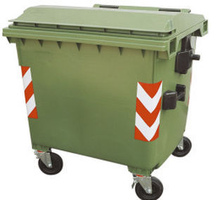 Contêiner de lixo em polietileno - lt 1000 - CASSONETTO - JCOPLASTIC ...