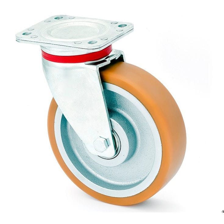 Roda com banda de rodagem - LVS/4/250/K – 900 kg - MARBA - em ferro ...