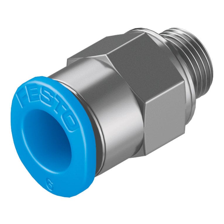 Conexão para ar comprimido - QS series - FESTO - de roscar / push-in ...