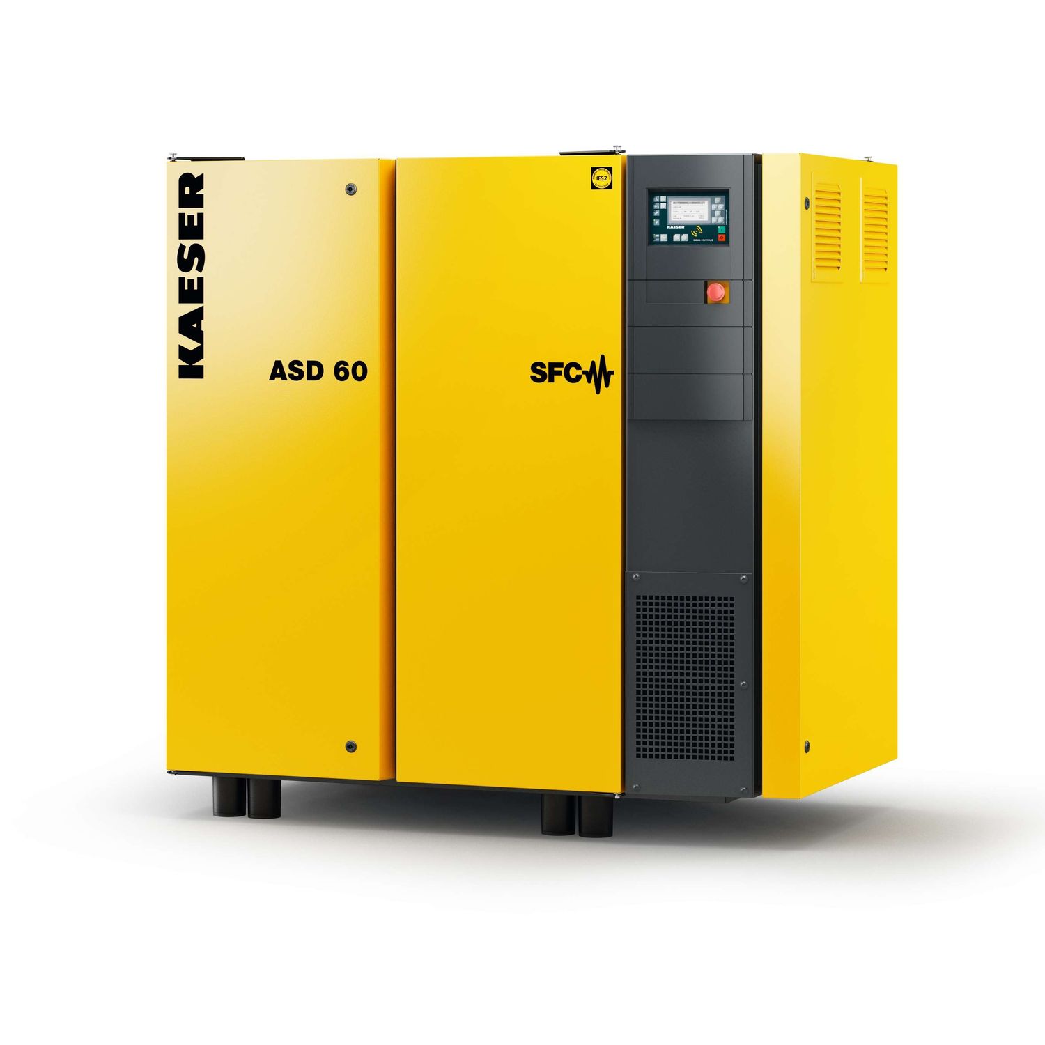 Compressor rotativo - ASD series - KAESER Kompressoren - de ar / com motor elétrico / estacionário