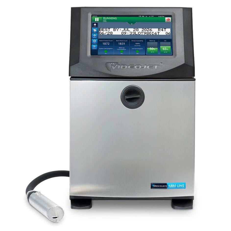 Impressora por jato de tinta contínuo - 1880 UHS - VIDEOJET ...