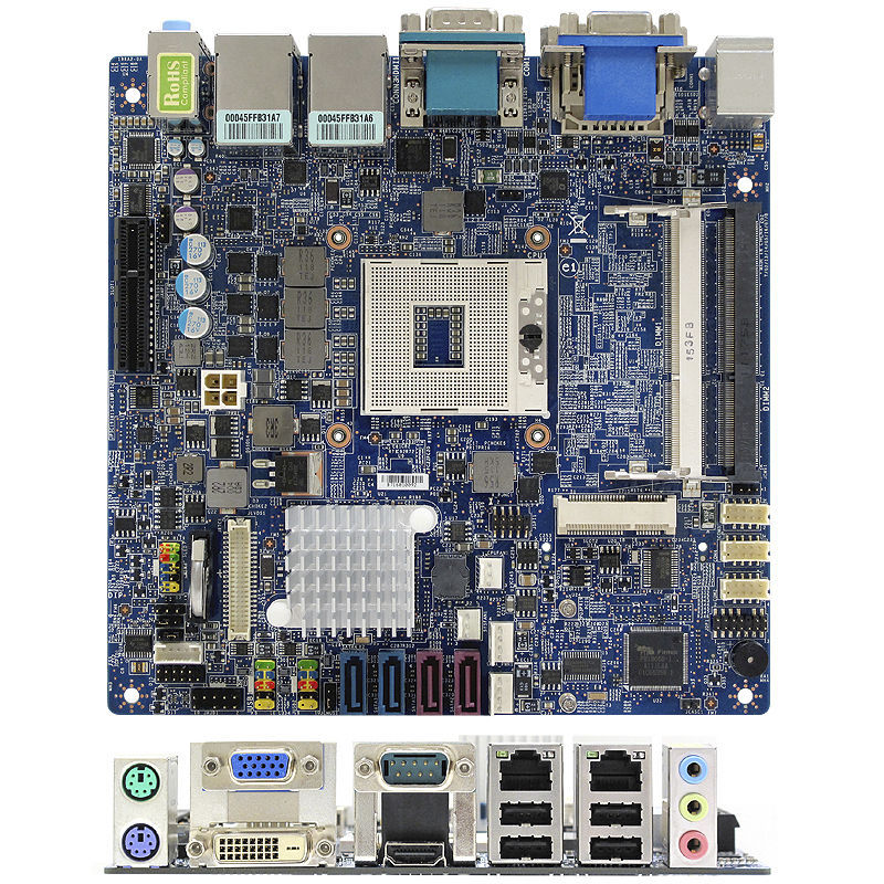 Placa-mãe mini-ITX - MX67QMD - BCM Advanced Research - Intel® Core™ i ...