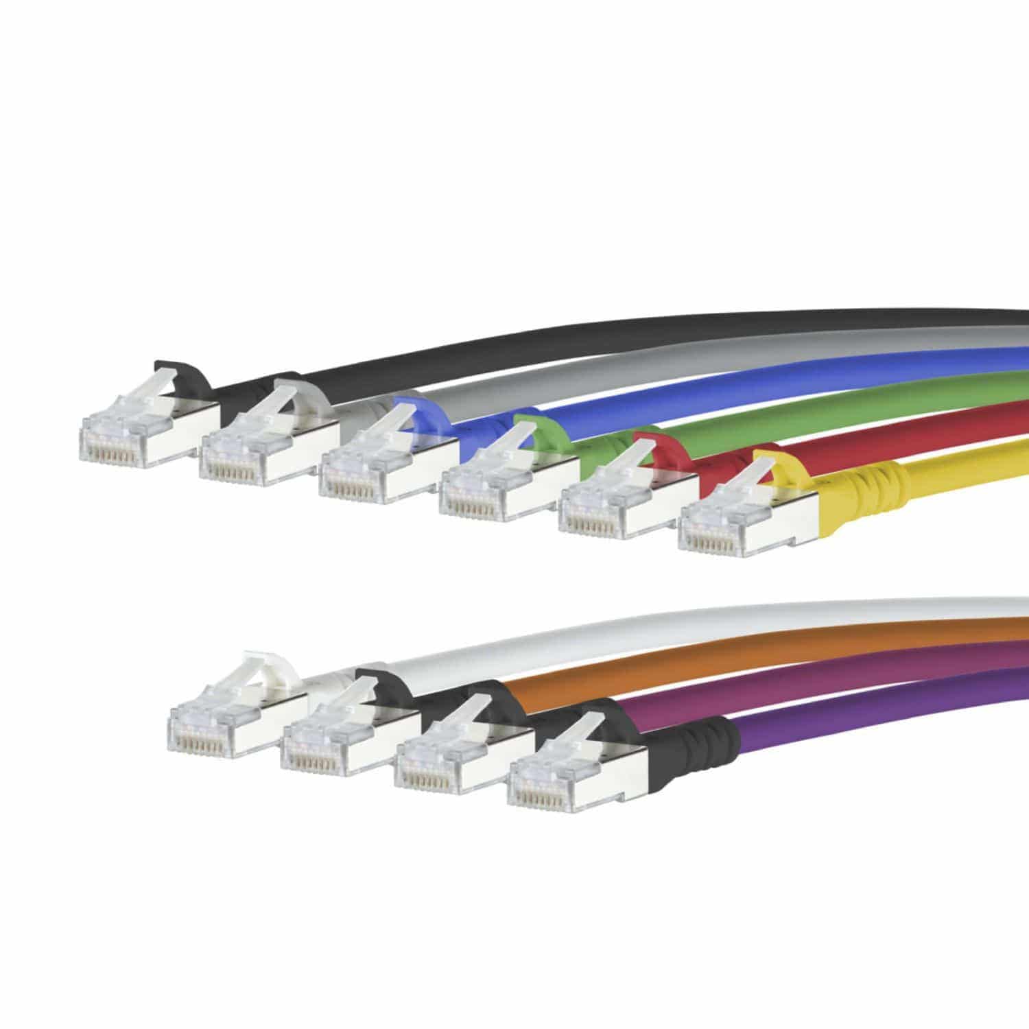 Cabo de ligação RJ45 - 130845XXYZ-E - METZ CONNECT - CAT 6a