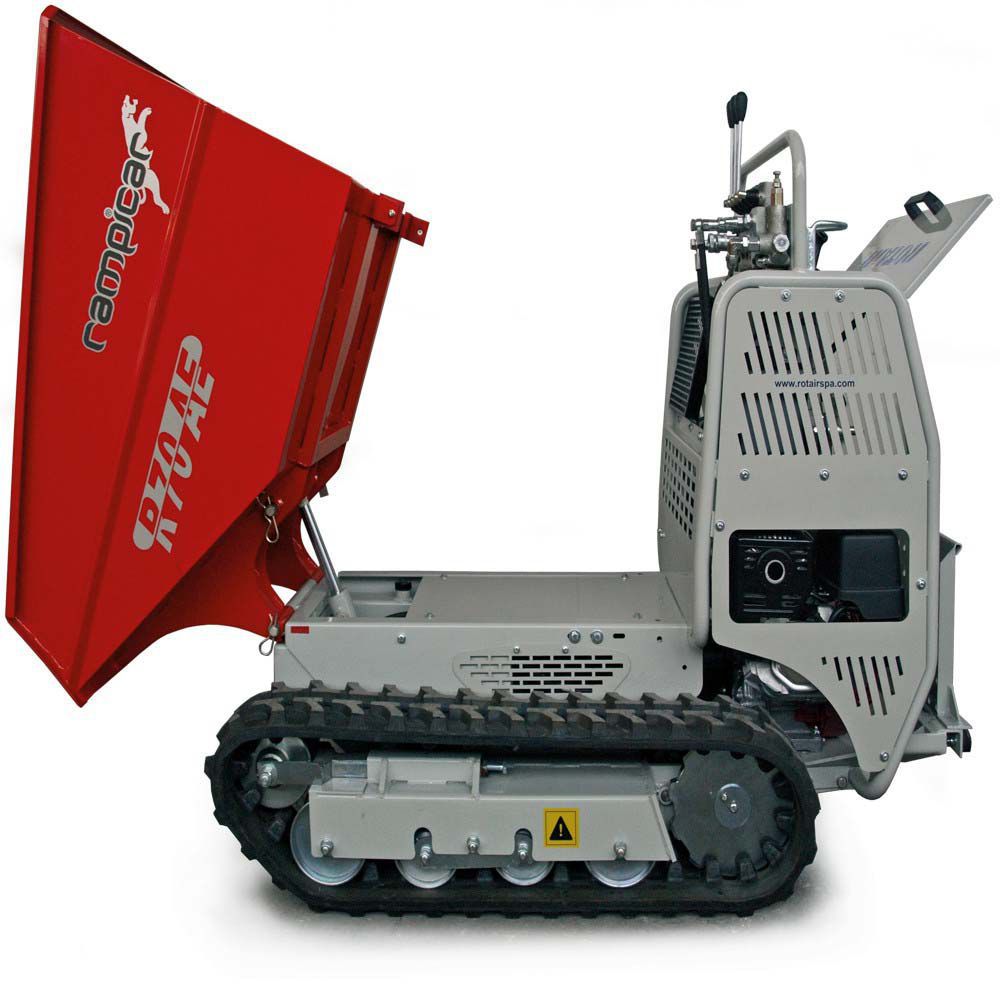 Minidumper de esteiras - R Series - ROTAIR SPA - a diesel / a gasolina / com sistema de descarga ...