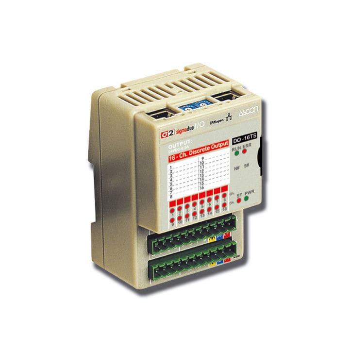 Módulo E/S digital - DO-16TS - ASCON TECNOLOGIC - MODBUS / CANopen / RS485