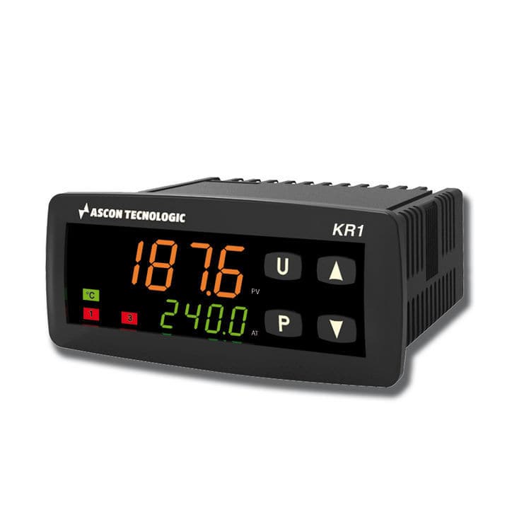 Controlador de temperatura digital - KR1 - ASCON TECNOLOGIC - com visor LED duplo / PID ...