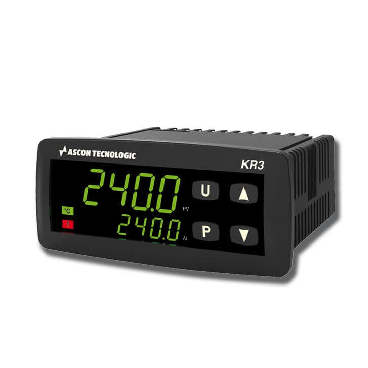 Regulador de temperatura com visor LED duplo - KR3 - ASCON TECNOLOGIC - PID / programável / IP65