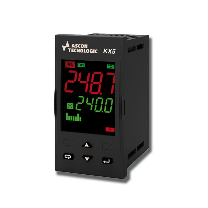 Regulador de temperatura digital - KX5 - ASCON TECNOLOGIC - com visor LED duplo / PID / programável