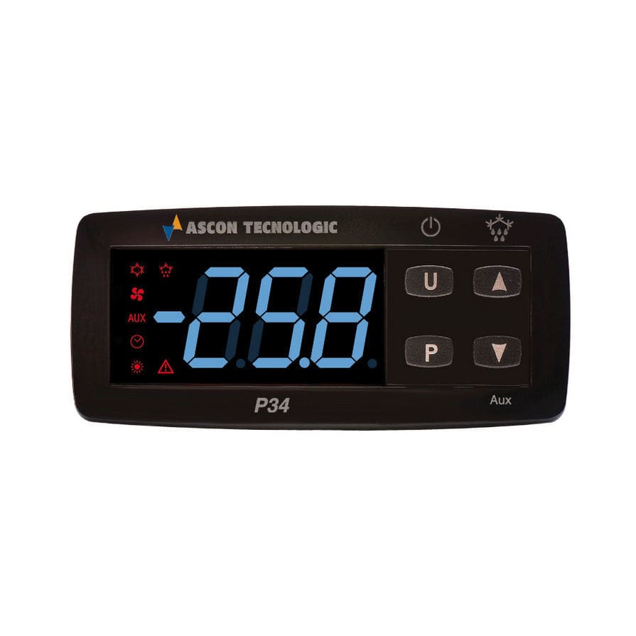 IHM com teclado - P34 - ASCON TECNOLOGIC - embutida / MODBUS