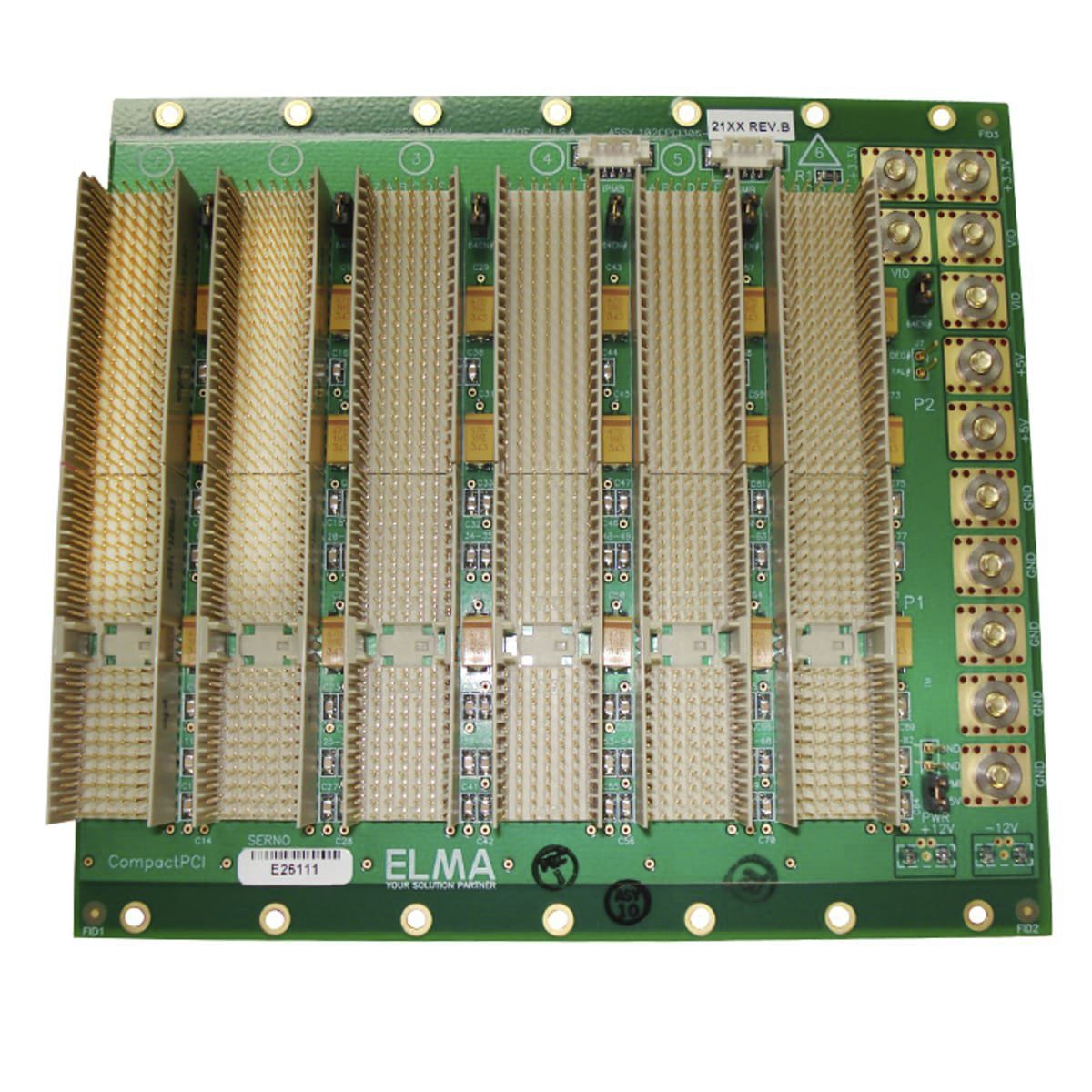 Backplane CompactPCI - 102CPCI306-21XX - Elma Electronic AG - PICMG ...