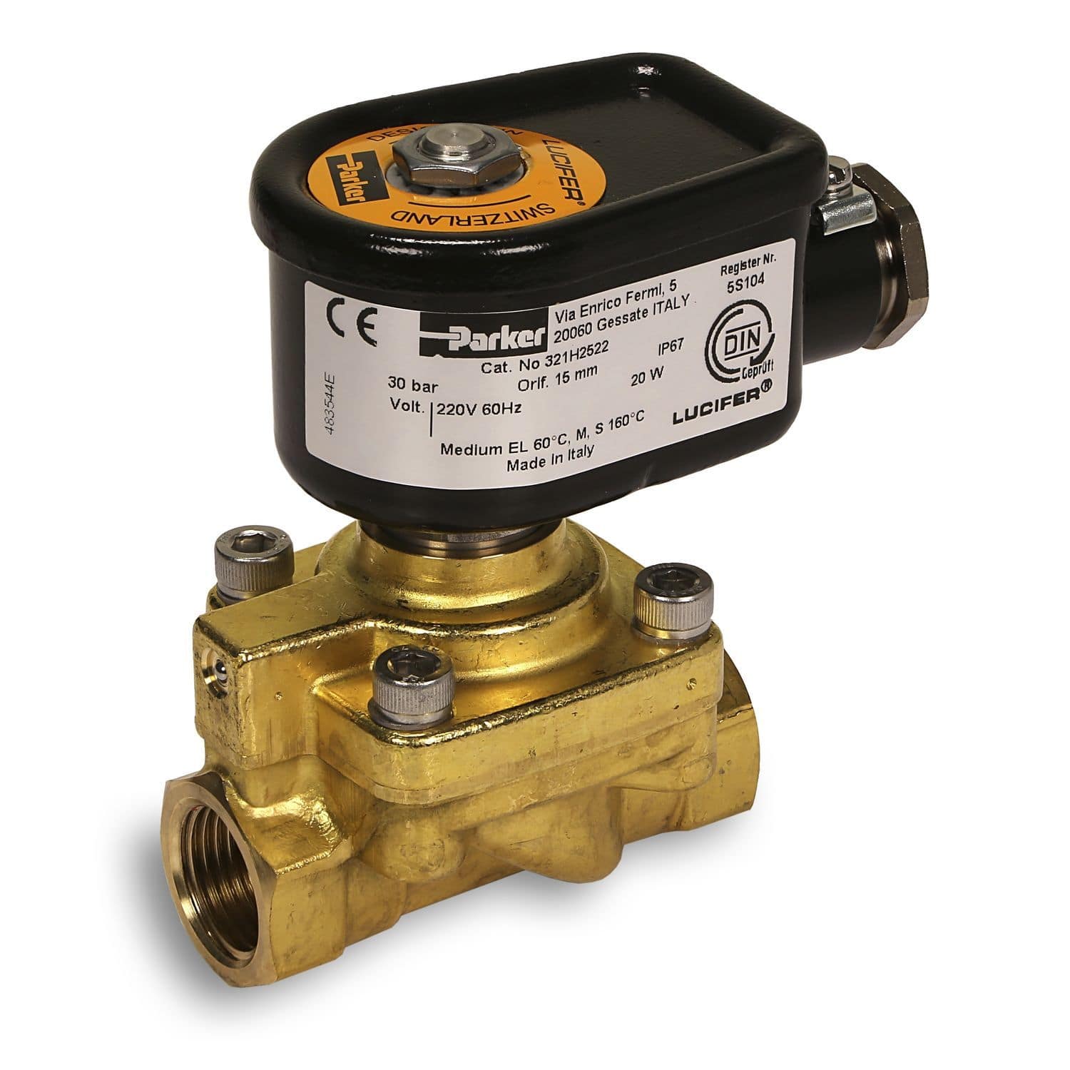 Válvula solenoide de ação direta - H - Parker Fluid and climate ...