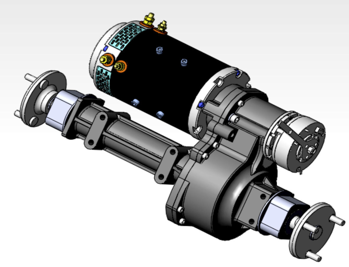 Eixo de transmissão com motor elétrico - GT56S-07 - Chiaphua Components