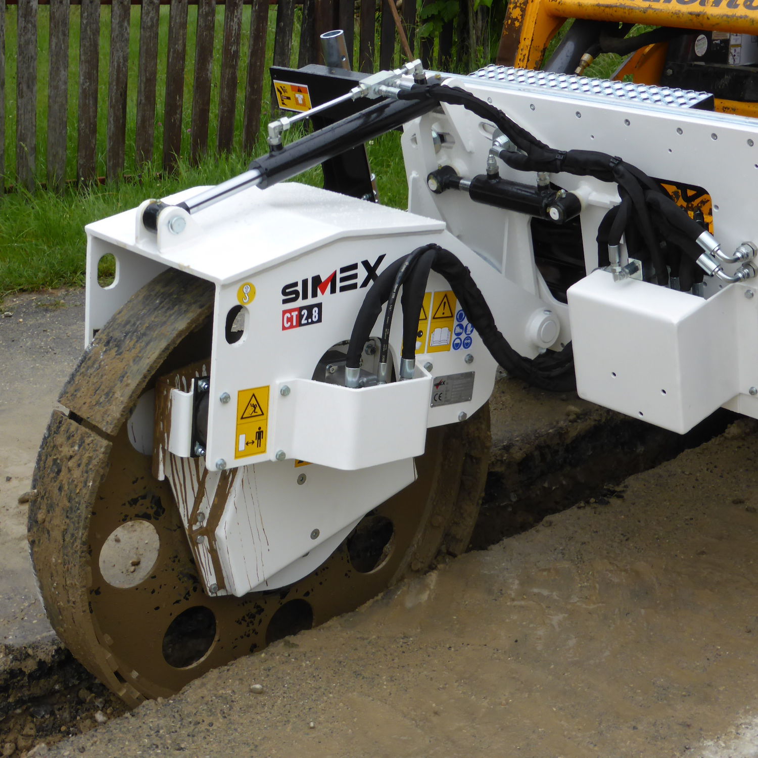 Rolo compactador de valetas - CT 2.8 F.O. - Simex S.r.l - vibratório