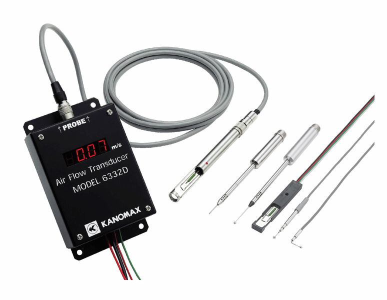 Transmissor de velocidade do ar - 6332/6332D - Kanomax USA