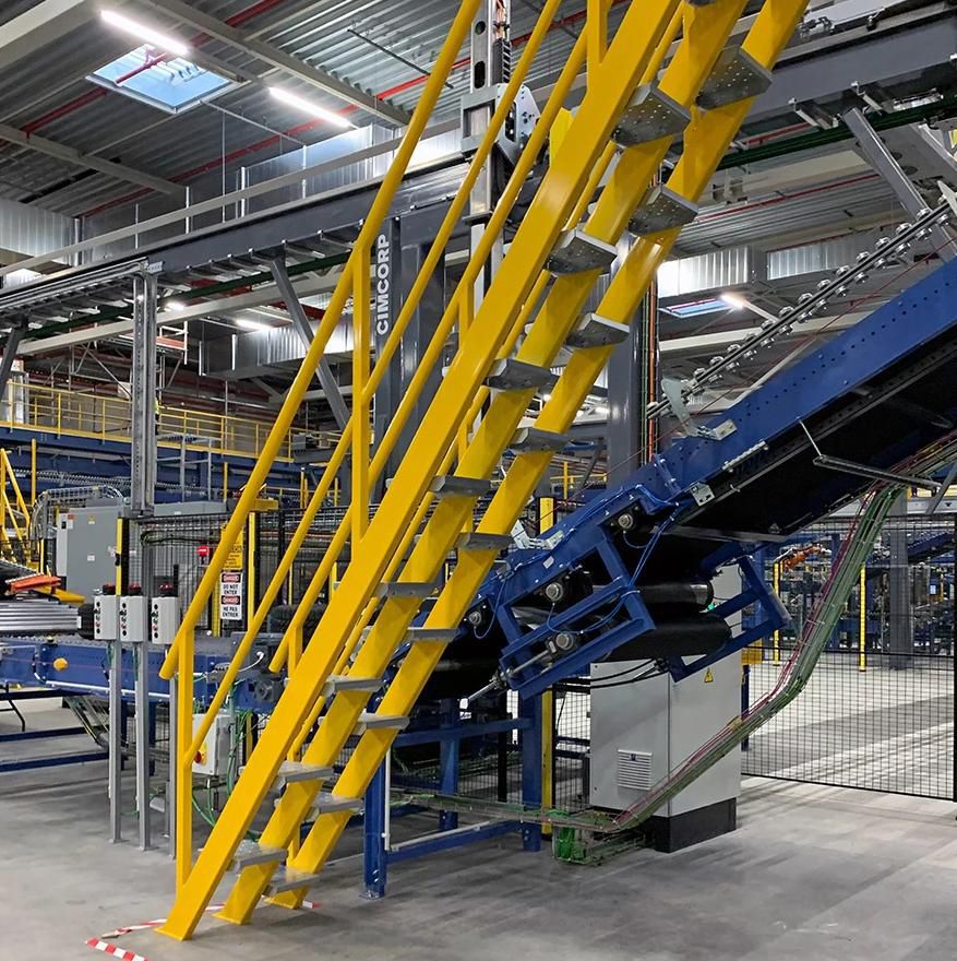 Escada fixa reta - TECRO - em aço