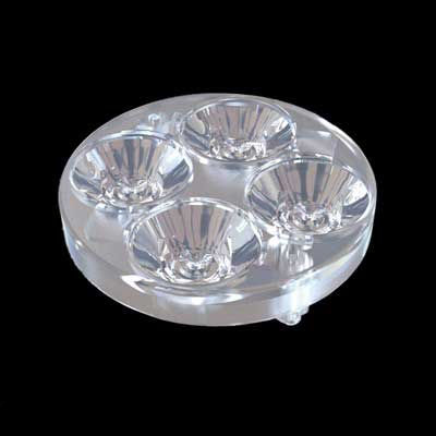 Lente quádrupla - KEPL1531xx series - KHATOD OPTOELECTRONIC S.r.l. - em material plástico / UV ...