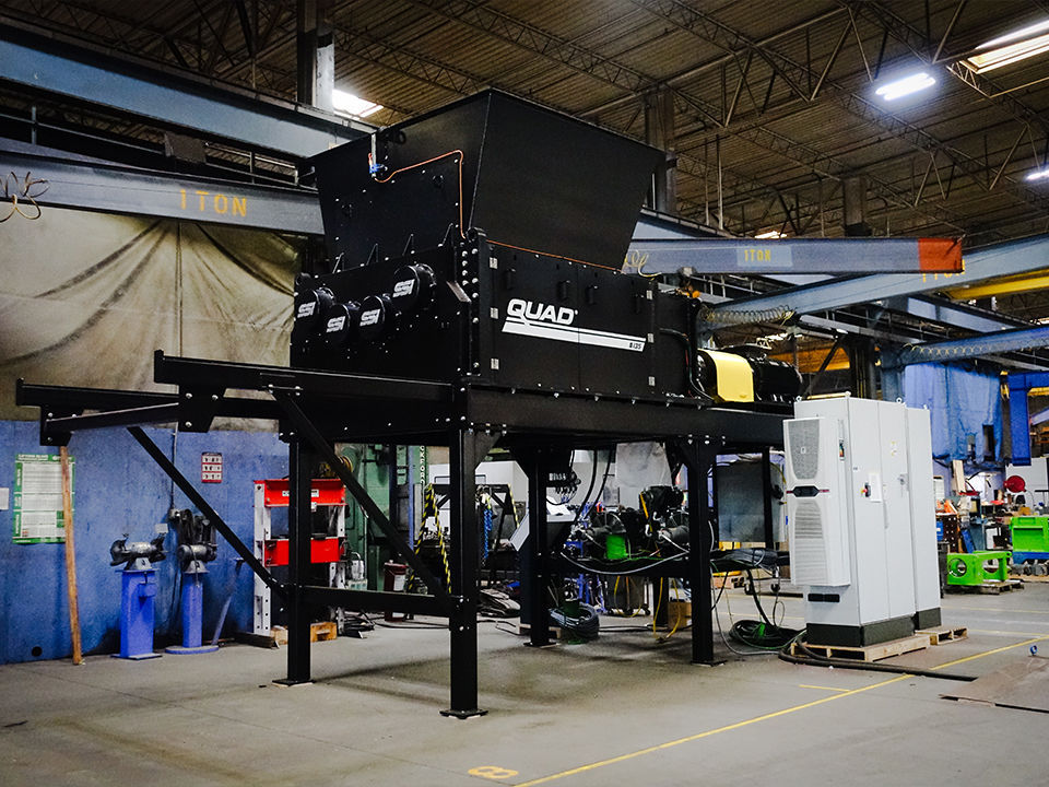 Triturador primário - Quad® Q135 - SSI Shredding Systems, Inc. - de 4 ...