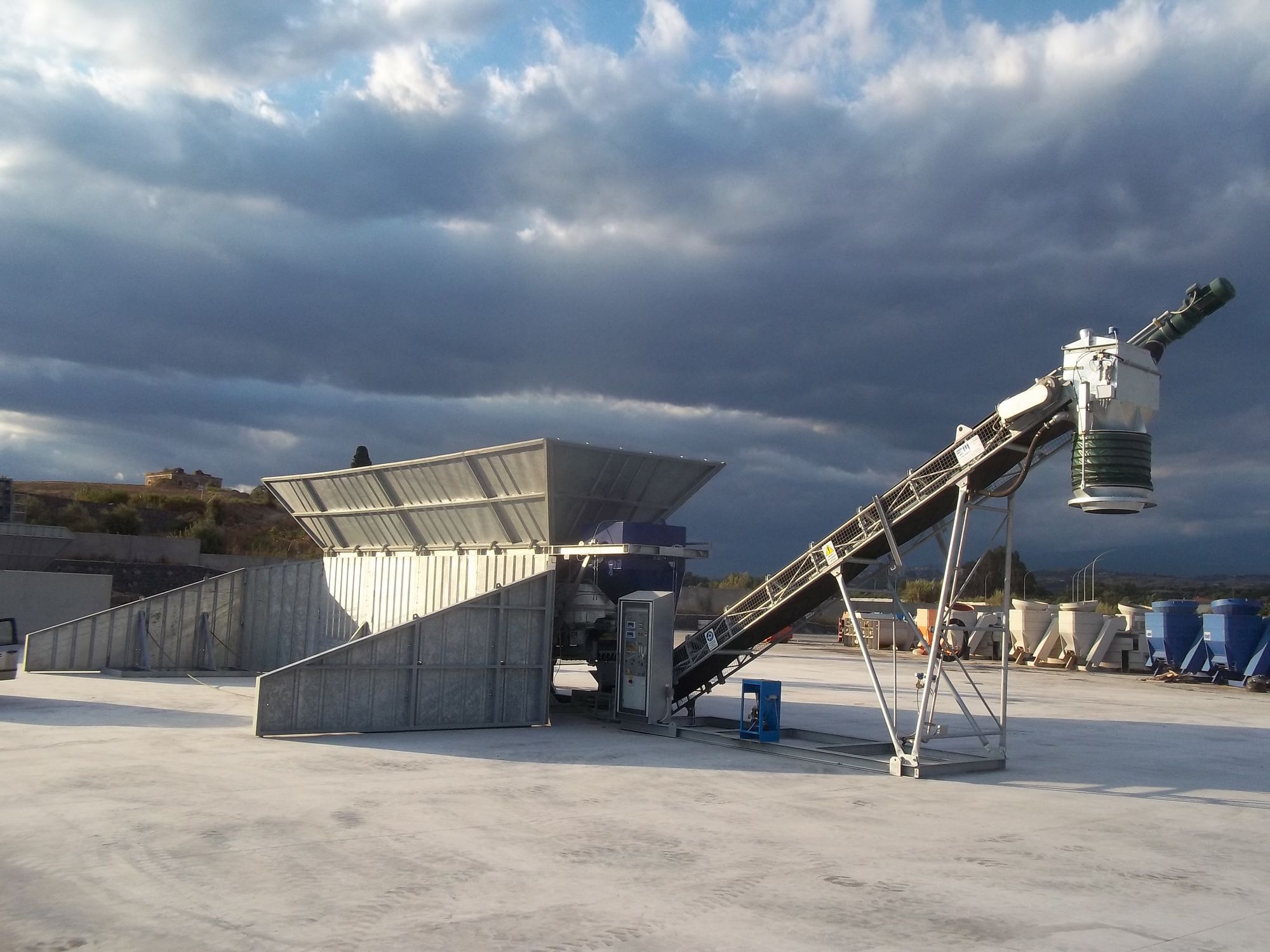 Central de concreto móvel - FAST DRY 100 - EUROMECC