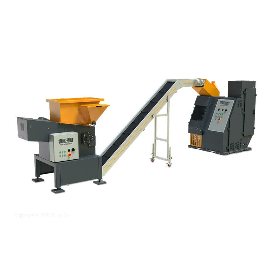 Linha de reciclagem para alumínio - K - SELTEK SRL - para cobre / de cabos