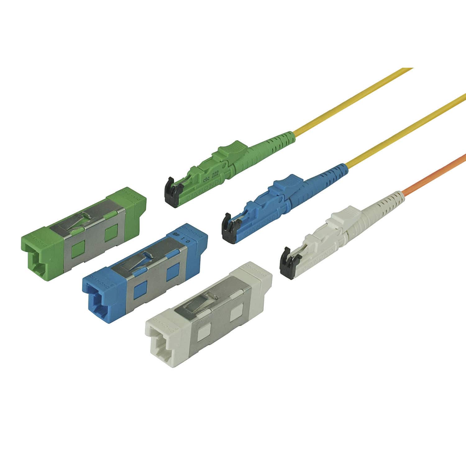 Conector óptico - E-2000® series - DIAMOND SA - de fibra óptica / tipo ...