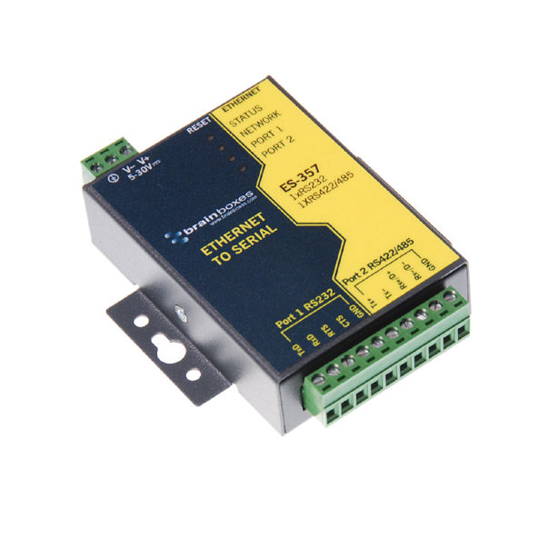 Conversor serial - ES-357 - Brainboxes - Ethernet / RS-485 / RS422
