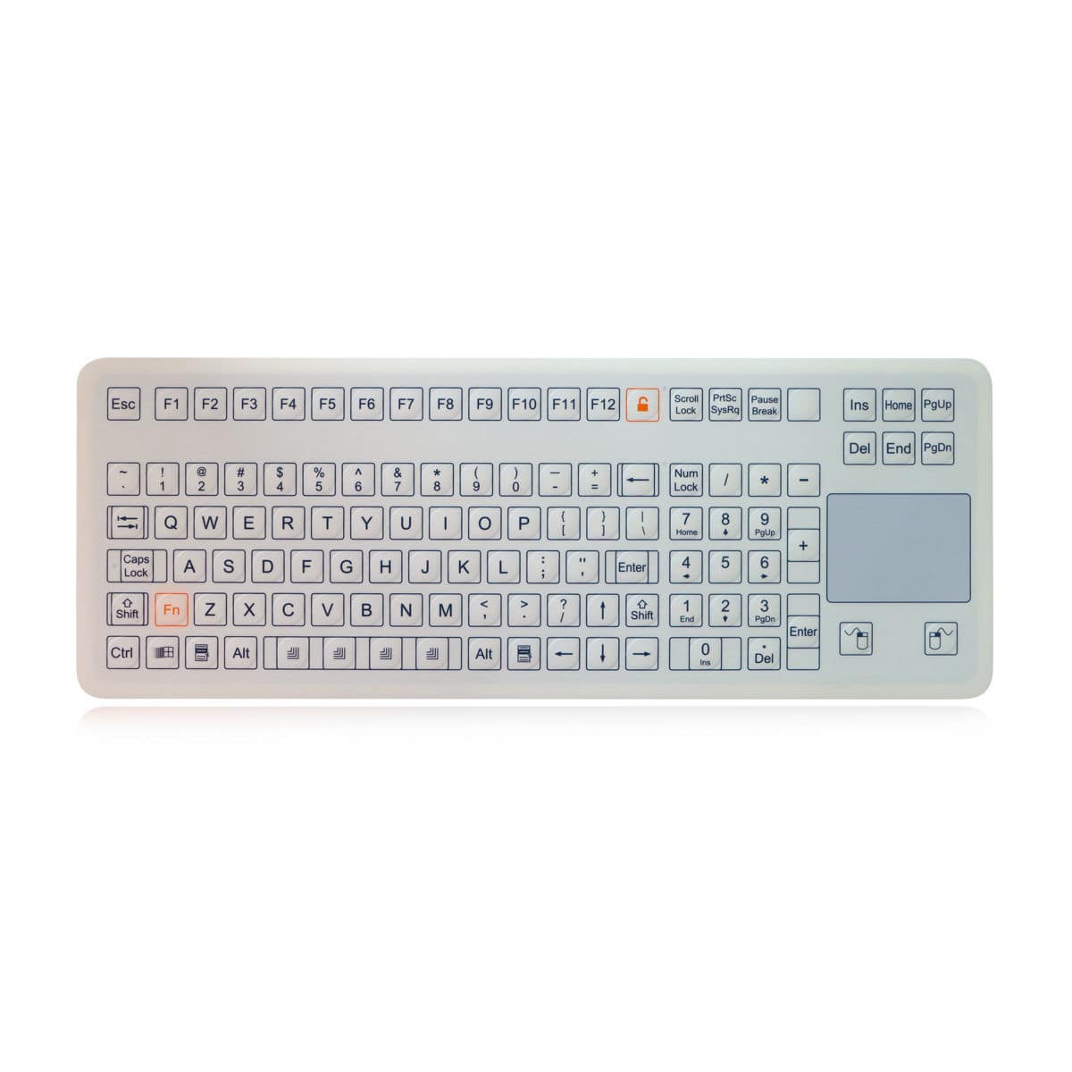 Teclado de mesa - K-TEK-D399TP-KP-FN-DT-SW - Key Technology China ...