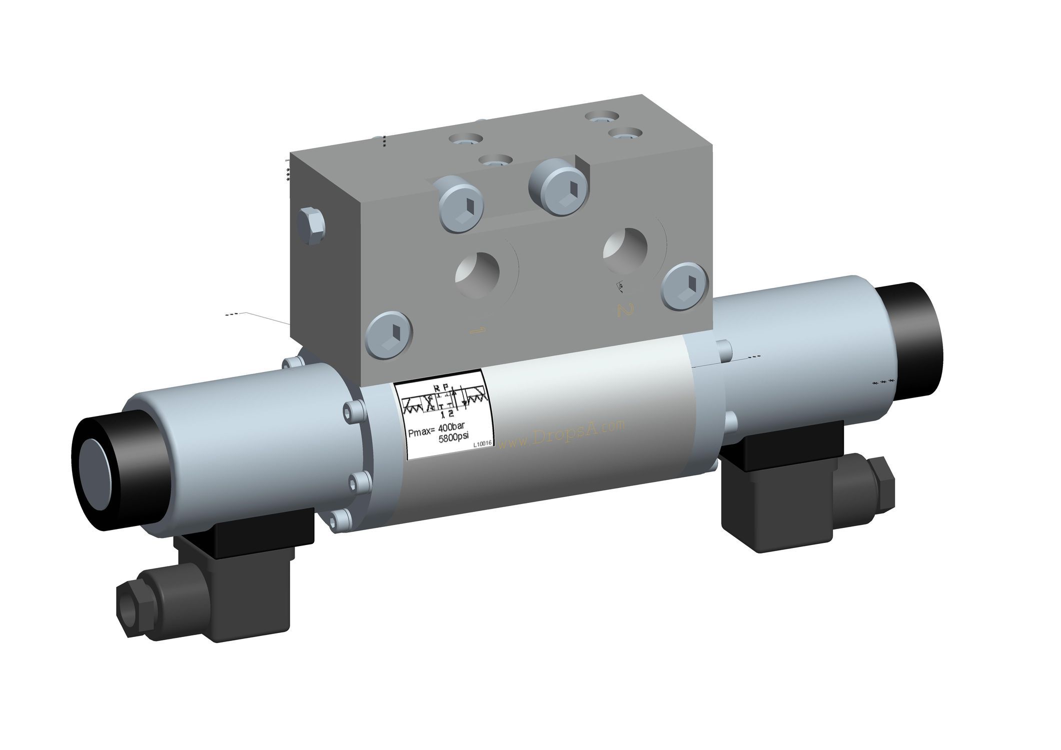 Válvula direcional pneumática spool - C2264P - Dropsa spa - de 4/2 vias