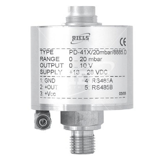 Transmissor de pressão relativa - PD-41X - Riels Instruments ...