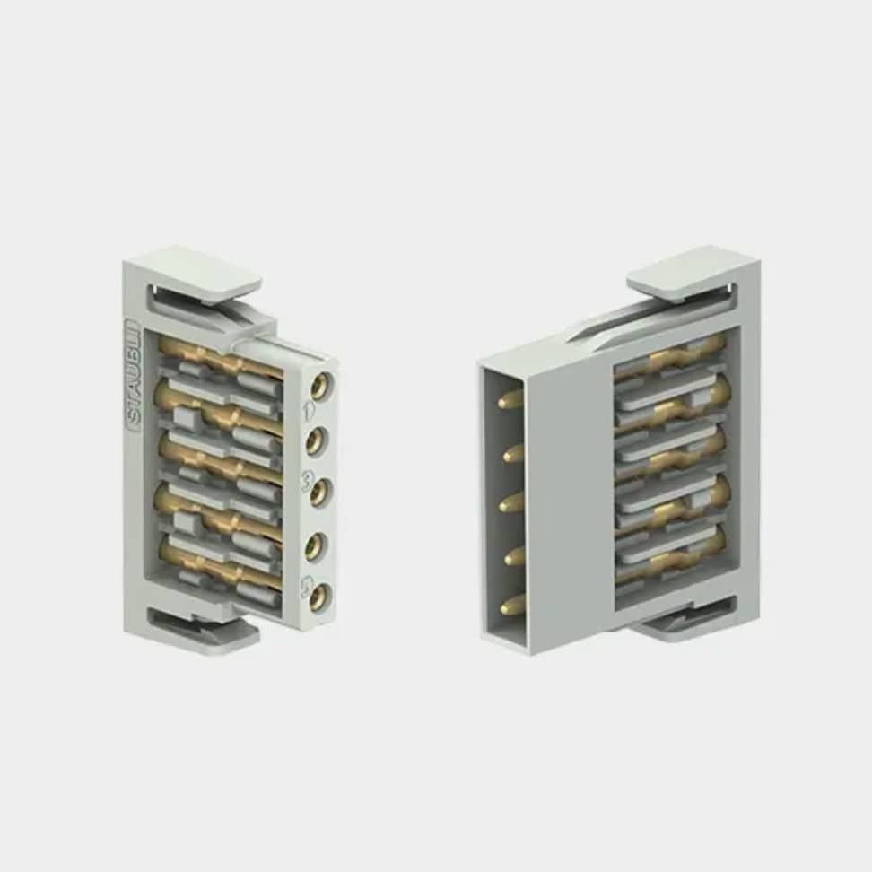 Conector modular pneumático - CTD-C1,5-5/S - Stäubli Electrical ...