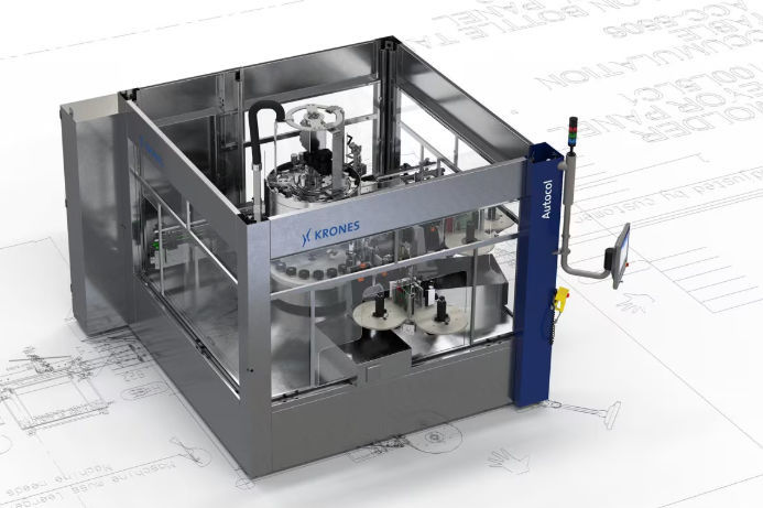 Rotuladora automática - Autocol - KRONES - rotativa