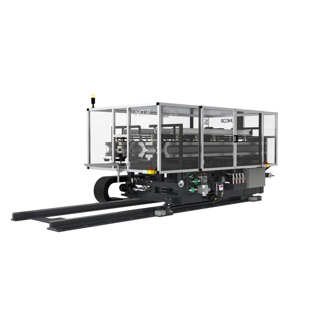 Máquina de corrugar tubos para a produção de tubos estriados - UC 210 ...