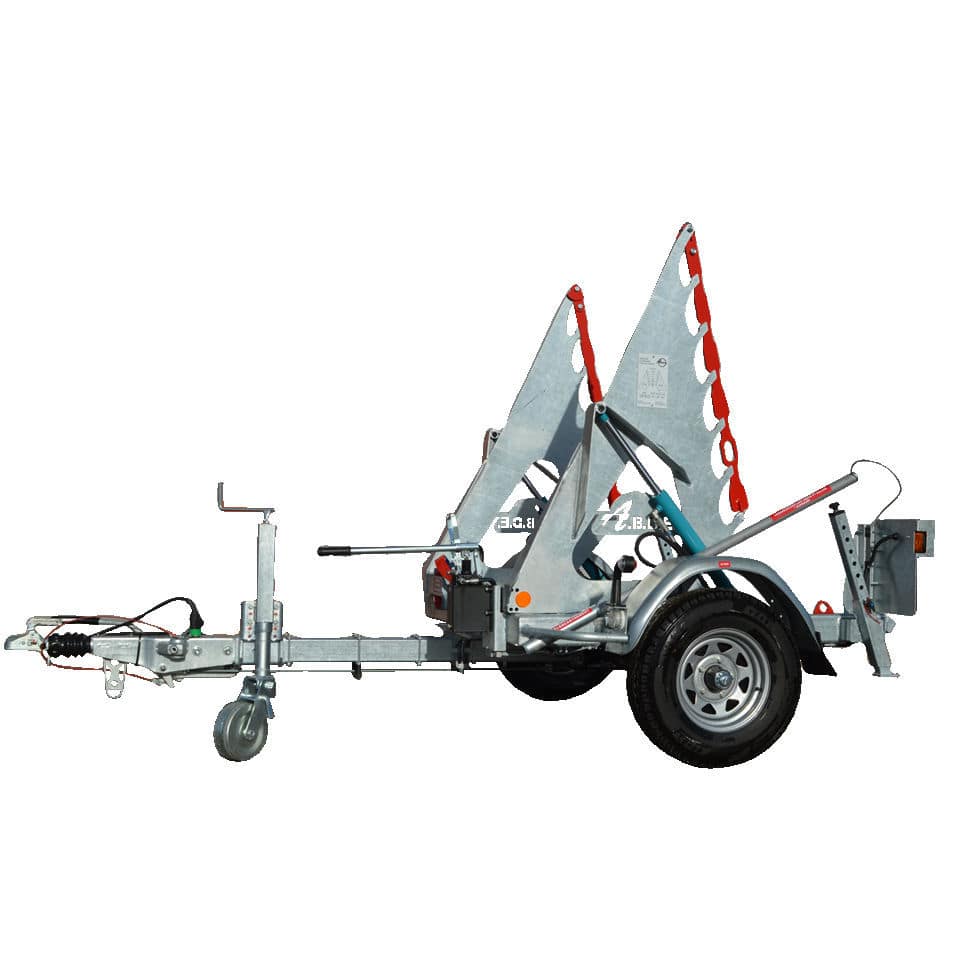 Carreta porta-bobinas - RD 200 TF - CABLE EQUIPEMENTS - para transporte ...