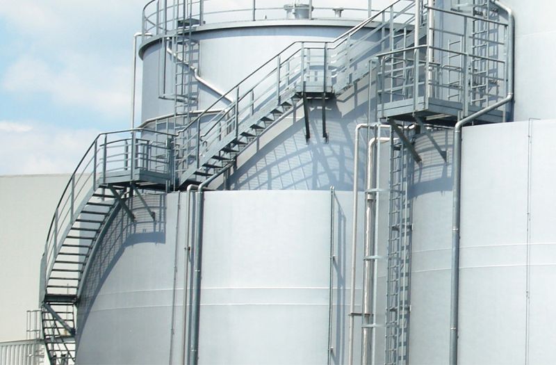 Escada fixa reta - Meiser - para ambiente externo / metálica / para ...