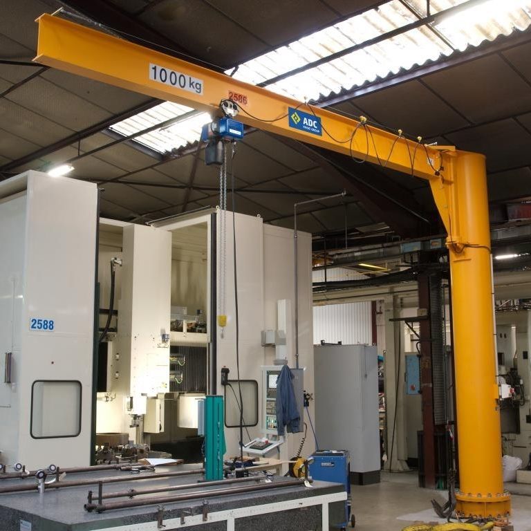 Guindaste de braço de elevação - ADC - de coluna / de parede / 360°