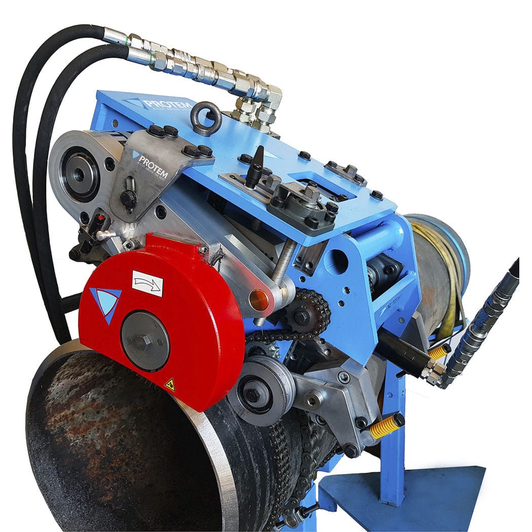 Máquina de corte e chanfro portátil - OCM - PROTEM - orbital / motorizada
