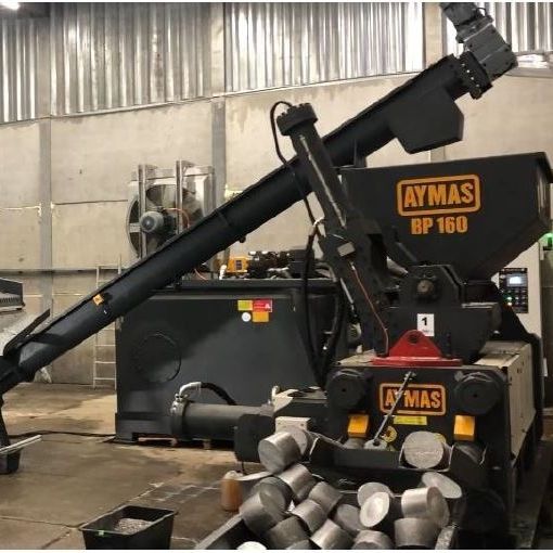 Briquetadeira de aparas metálicas - BP 160 - AYMAS MAKINA SAN. ve TIC ...