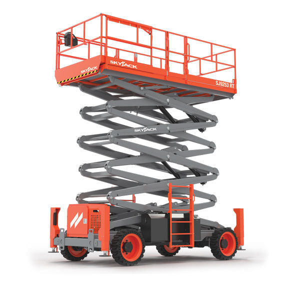 Plataforma elevatória tipo tesoura móvel - SJ9253 RT - Skyjack - a ...