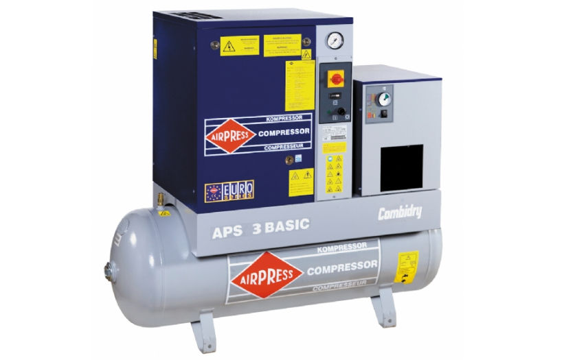 Compressor de parafuso - APS 3 series - AIRPRESS - de ar / com motor elétrico / estacionário