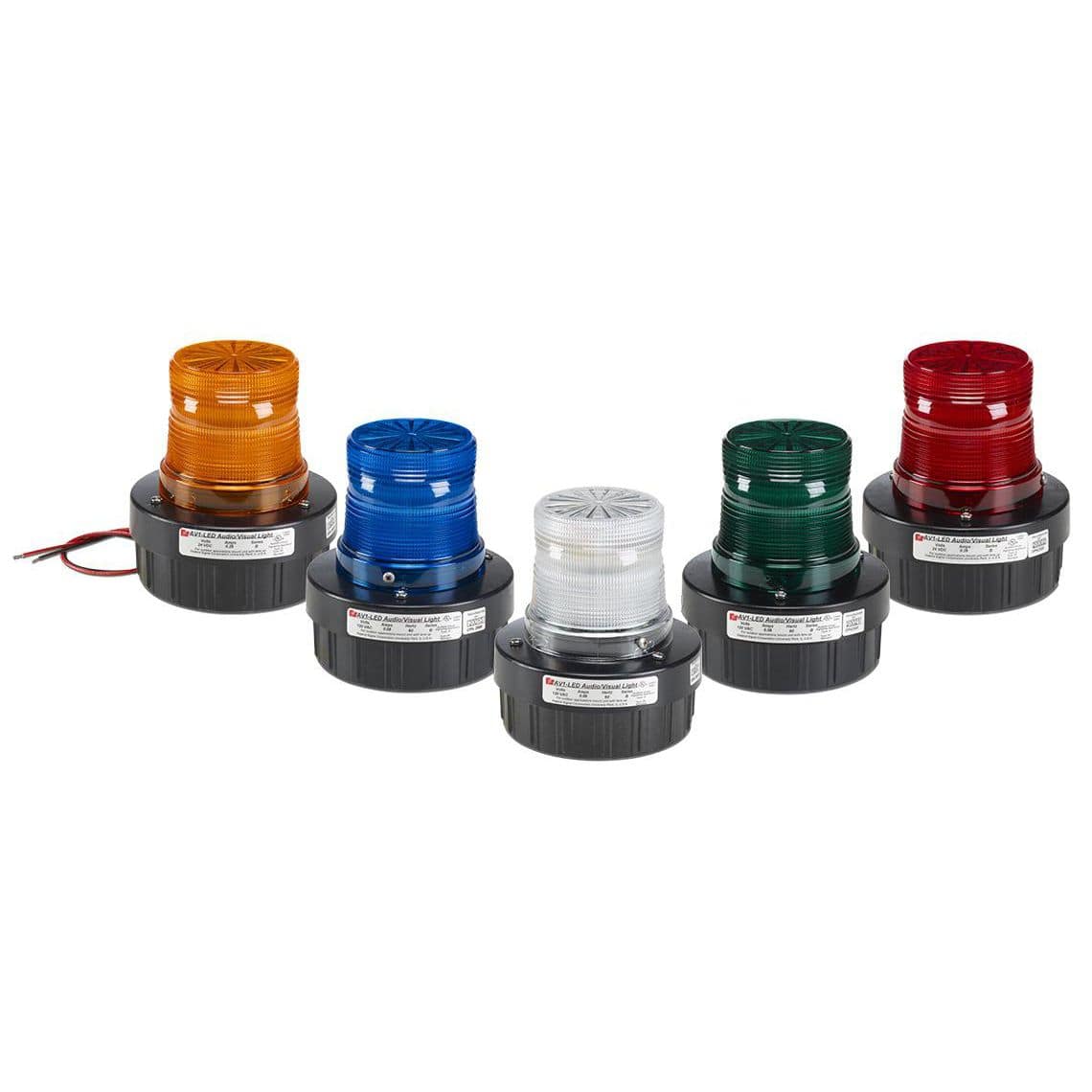 Sinalizador sonoro para alarme com luz LED - AV1-LED - FEDERAL SIGNAL ...