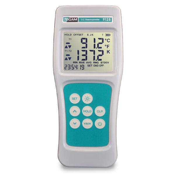 Termômetro com sensor - 911B - TEGAM - de termopar / digital / ºC