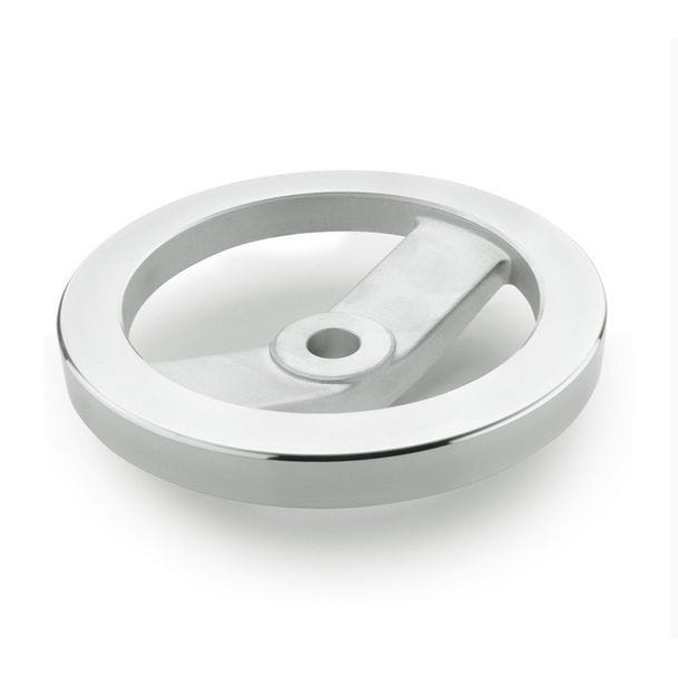 Volante de manobra - GN 322-A - ELESA - de raios / em poliamida / em alumínio