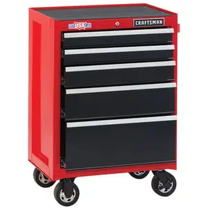 Armario para oficina CMST25210RB Craftsman. para ferramentas com rodizios de 10 gavetas