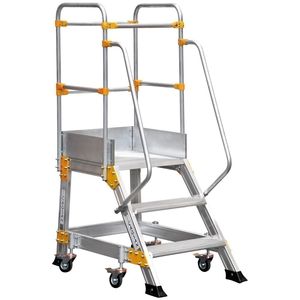 Escada em aço - RF08 - CAGSAN LADDERS - simples / móvel / de correr