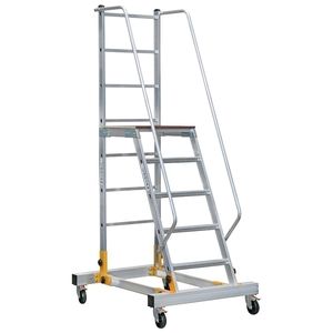 Escada em aço - RF08 - CAGSAN LADDERS - simples / móvel / de correr